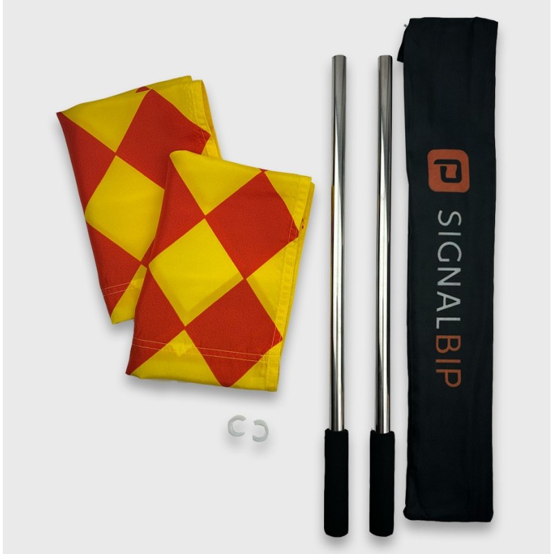 SignalBip Referee 2-flag Kit for assistant referees